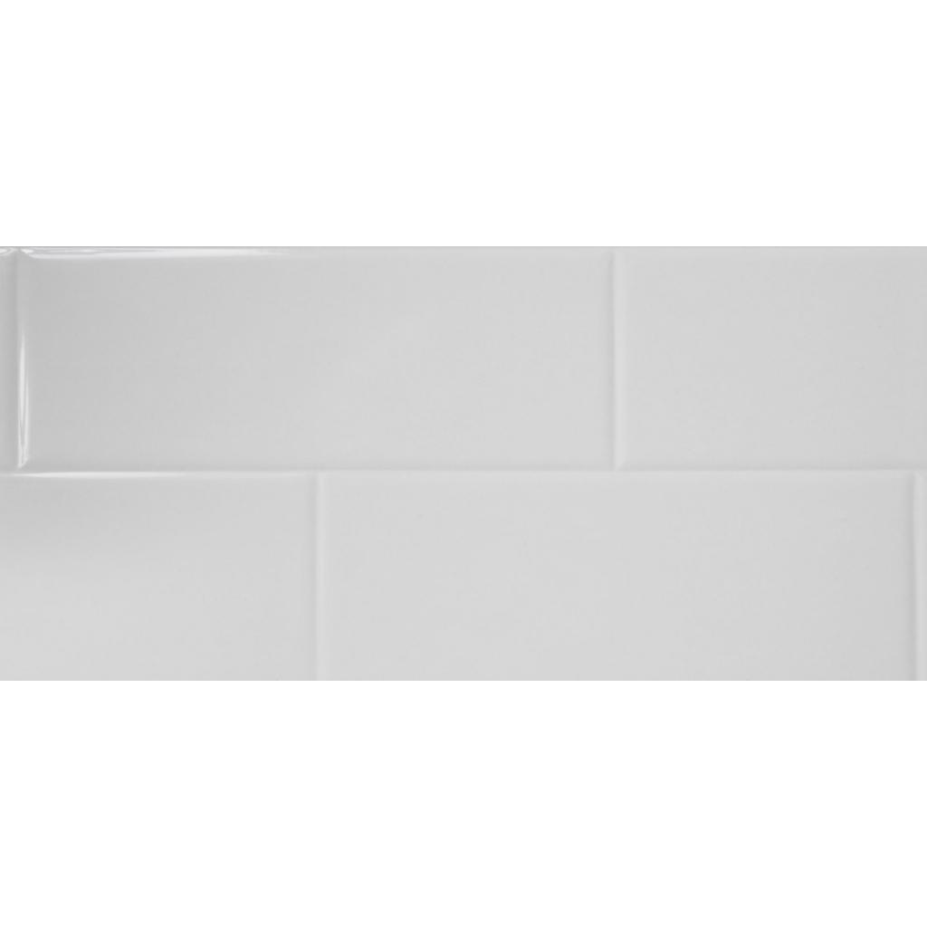 White Tile Effect Composite Panel | 2.4m x 1.2m | Wetwall
