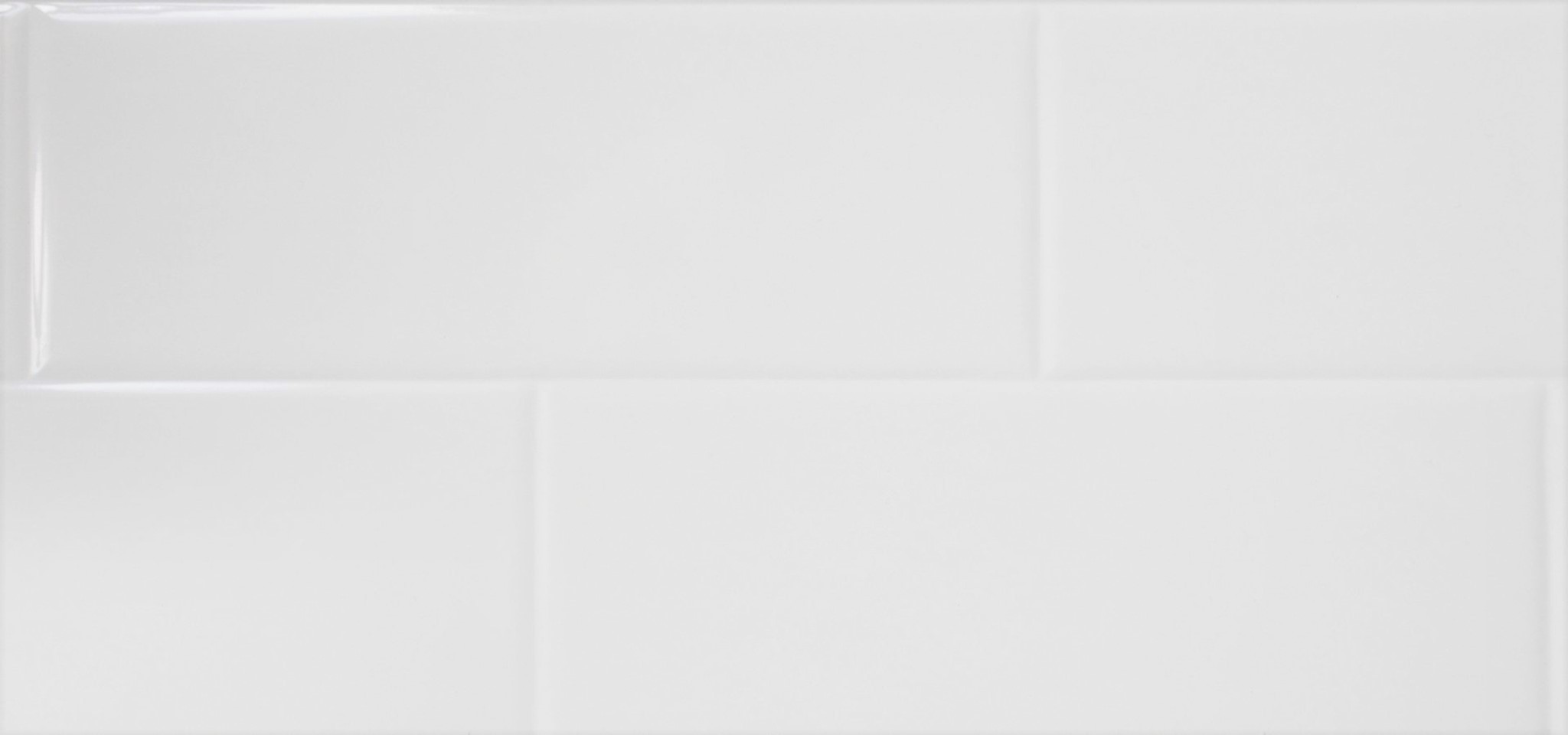 Pure White Tile Effect Composite Panel | 2.4m x 1.2m