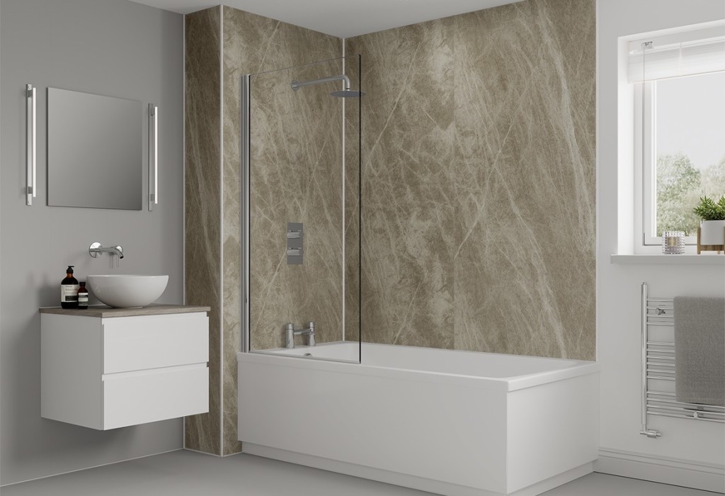Soapstone Stellar Bathroom & Shower Wall Panel | Multipanel